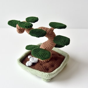 Bonsai Tree Crochet Pattern, Bonsai Tree Amigurumi, Bonsai Amigurumi ...