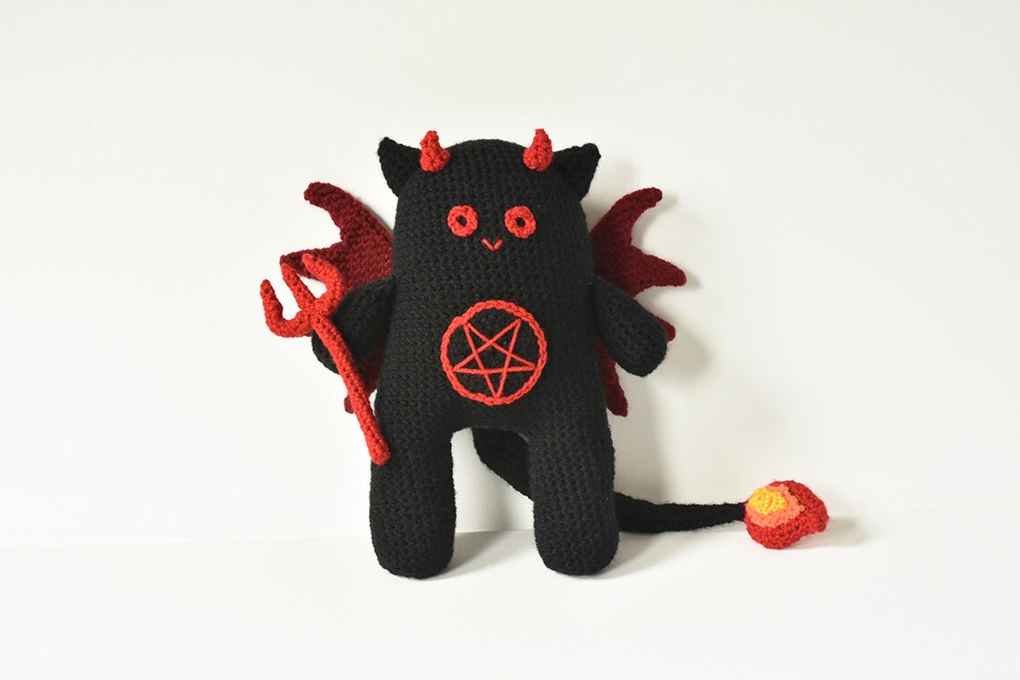 Devil Crochet Pattern Demon Crochet Pattern Devil Amigurumi - Etsy