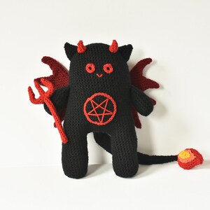 Devil Crochet Pattern, Demon Crochet Pattern, Devil Amigurumi, Metal ...