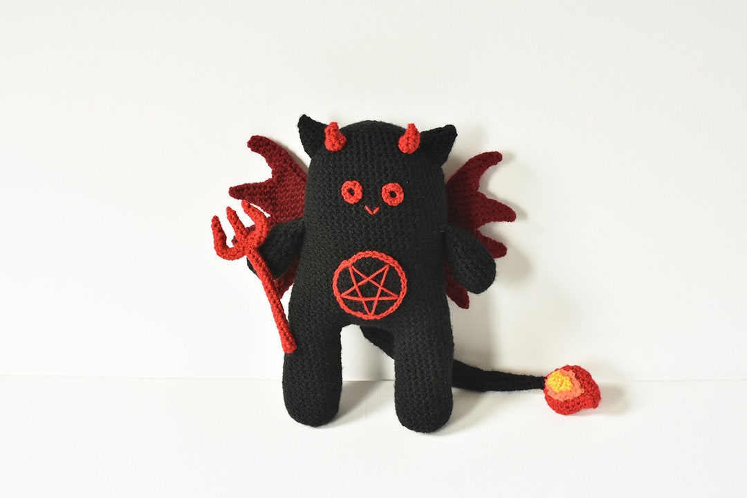 Devil Crochet Pattern, Demon Crochet Pattern, Devil Amigurumi, Metal ...