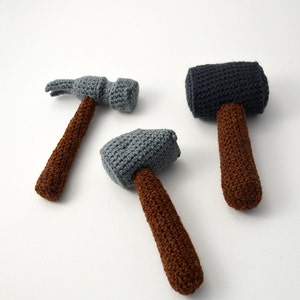 Hammer Crochet Pattern Set, Hammers Crochet Pattern, Amigurumi Tools ...