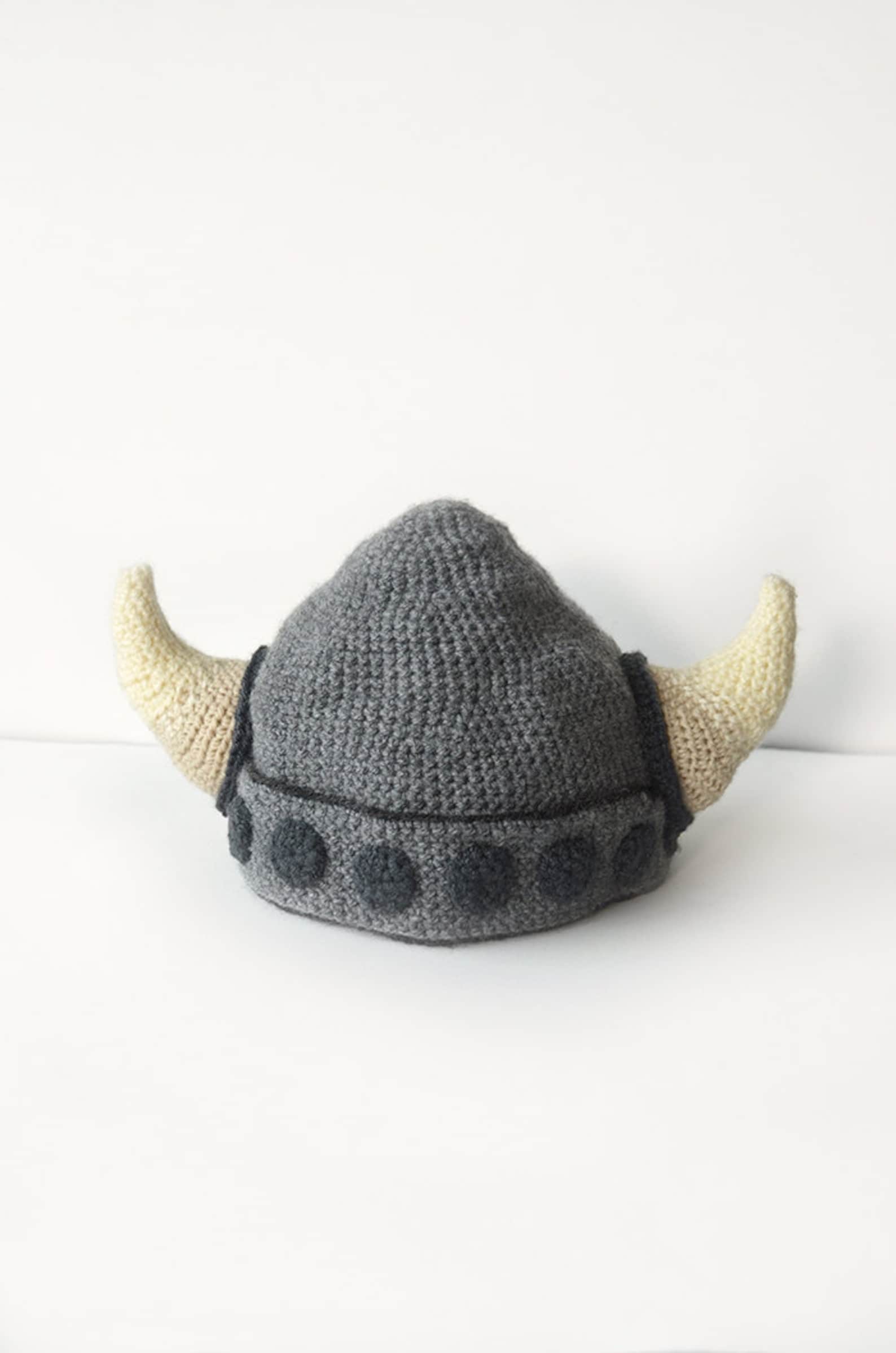 Viking Helmet Crochet Pattern Viking Hat Crochet Pattern - Etsy
