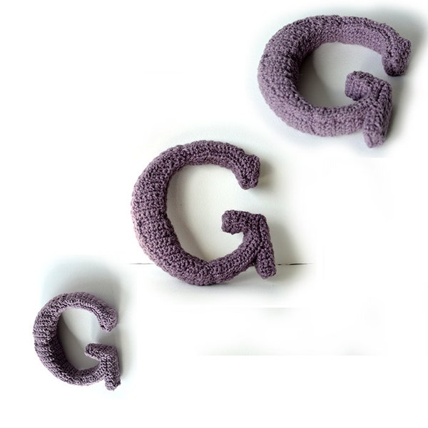 Crochet 3d Letter Pattern - Etsy