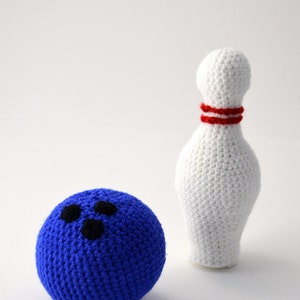 Bowling Crochet Pattern, Bowling Ball Crochet Pattern, Bowling Pin ...