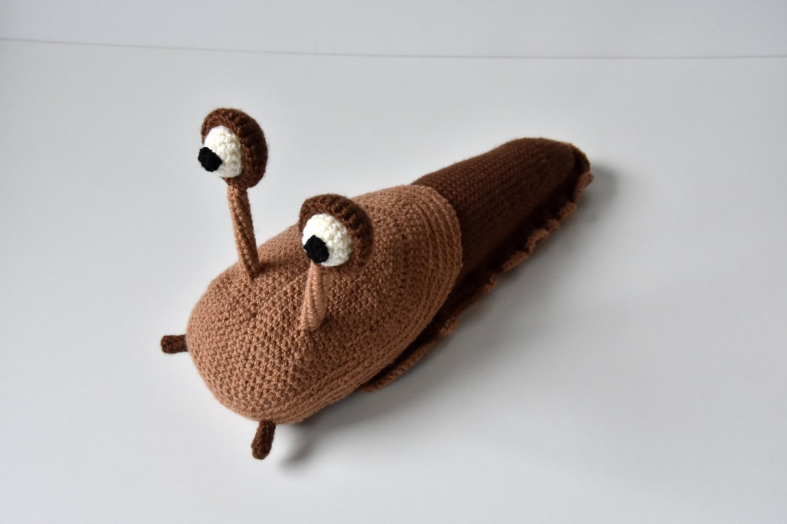 Slug Crochet Pattern, Snail Crochet Pattern, Crochet Slug Amigurumi ...
