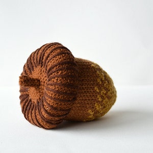 Acorn Crochet Pattern, Crochet Acorn Nut Pattern, Harvest Crochet ...