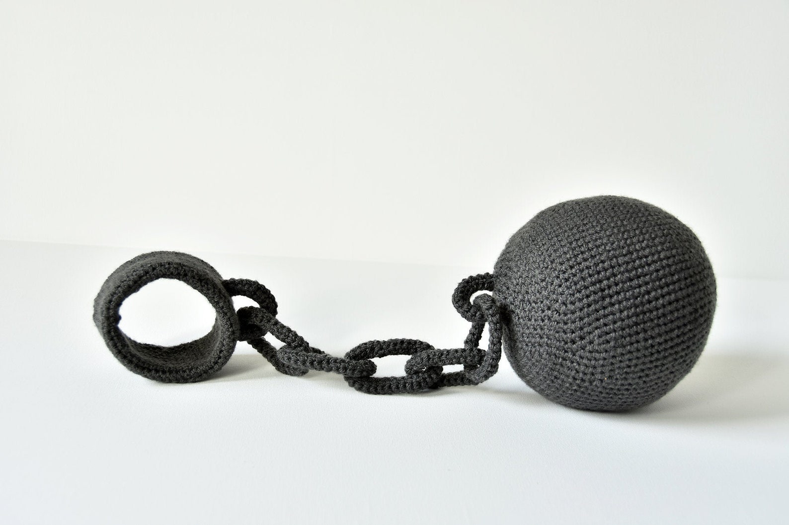 Prison Ball and Chain Crochet Pattern, Crochet Prison Ball, Criminal ...