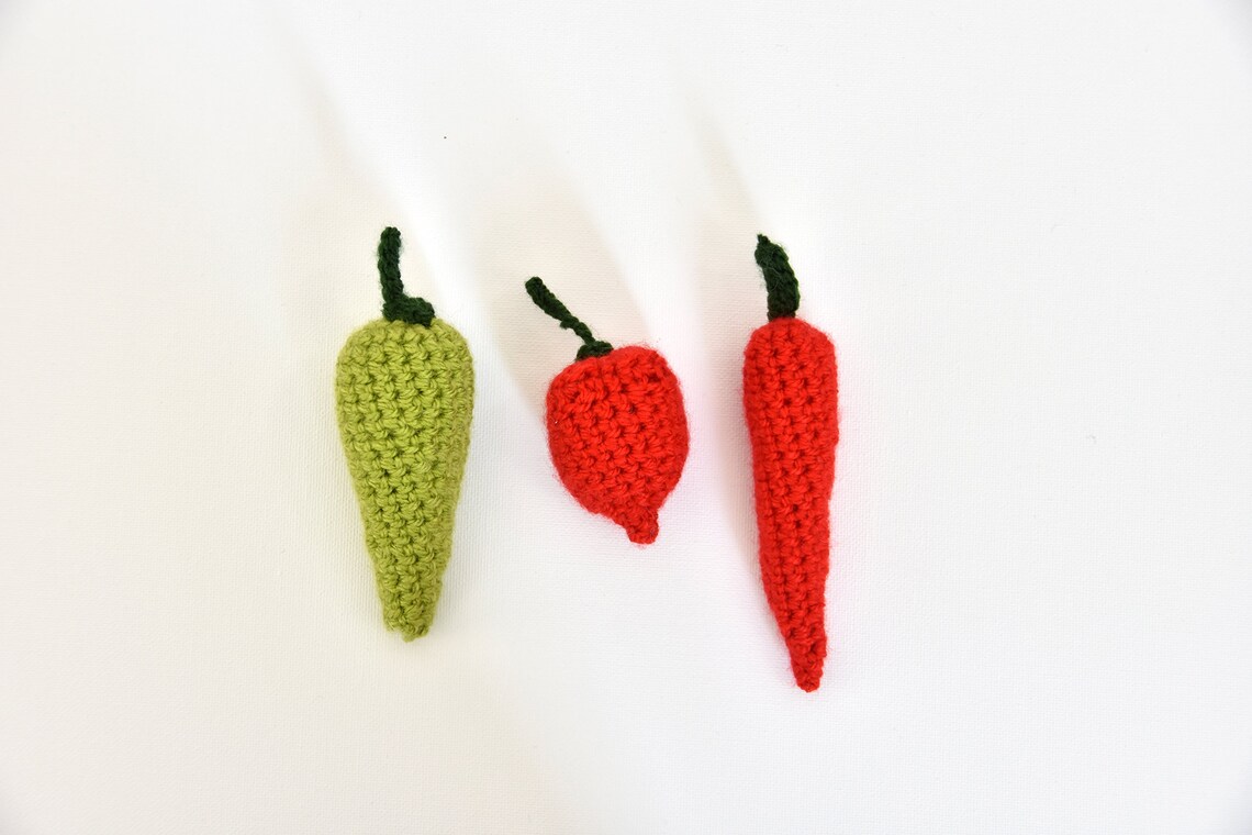 Peppers Crochet Pattern Pepper Crochet Pattern Pepper | Etsy