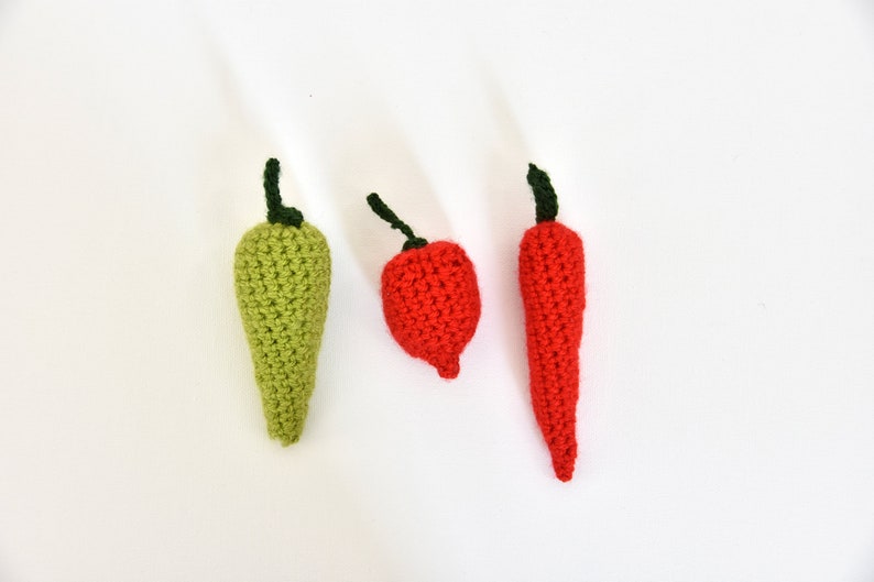 Peppers Crochet Pattern Pepper Crochet Pattern Pepper | Etsy