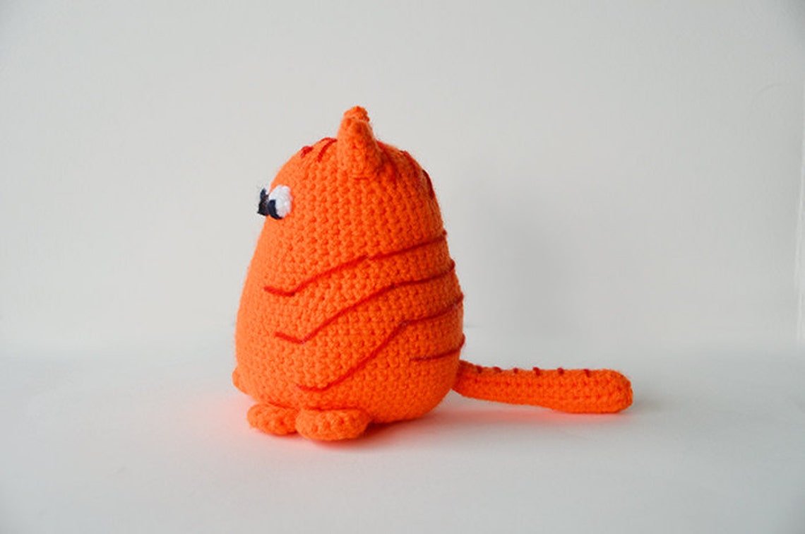 Little Fat Cat Crochet Pattern Cat Amigurumi Pattern - Etsy