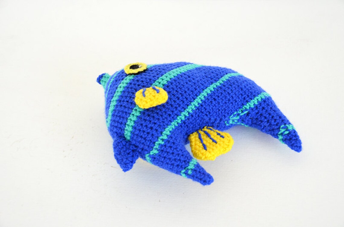 Angelfish Crochet Pattern Angelfish Amigurumi Pattern | Etsy