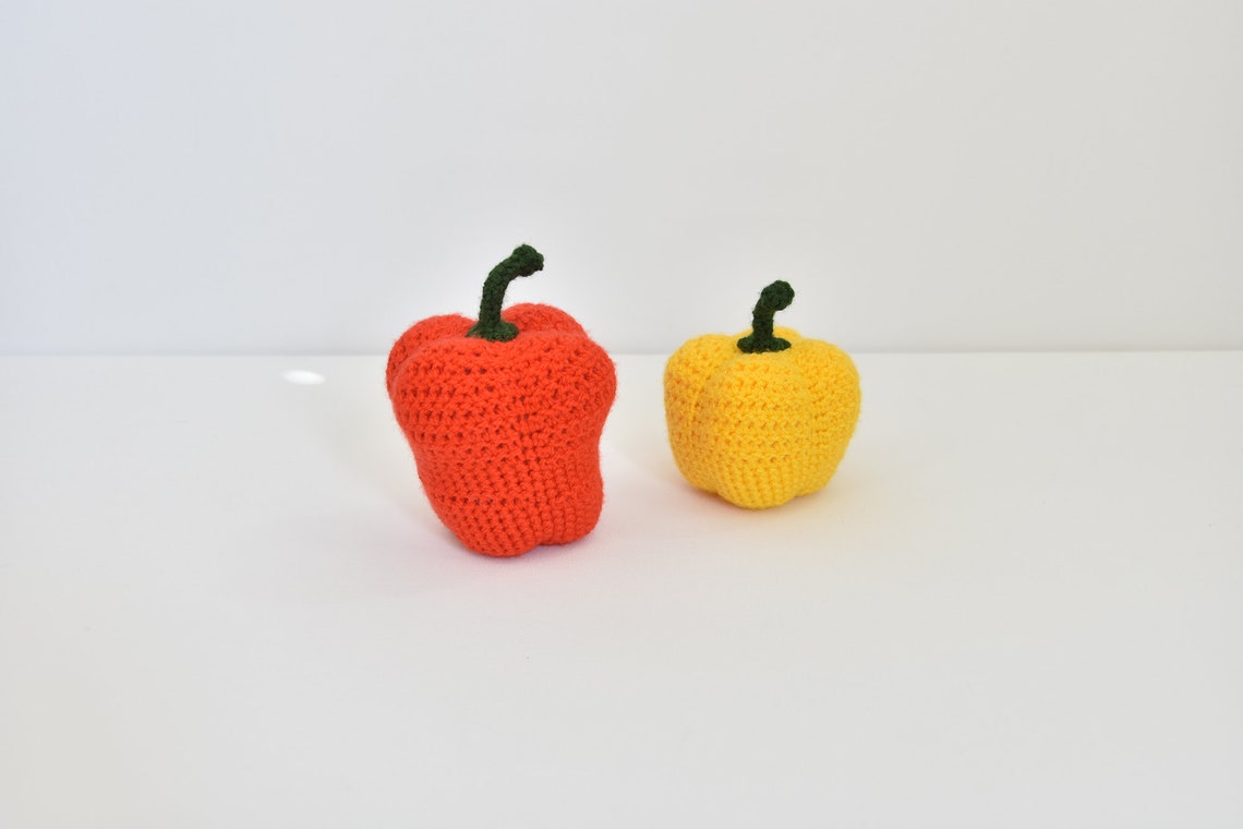 Paprika Crochet Pattern, Pepper Crochet Pattern, Paprika Amigurumi Food ...