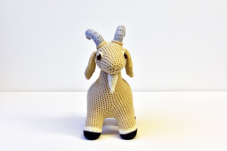 Goat Crochet Pattern, Goat Amigurumi Pattern, Farm Animal Crochet ...