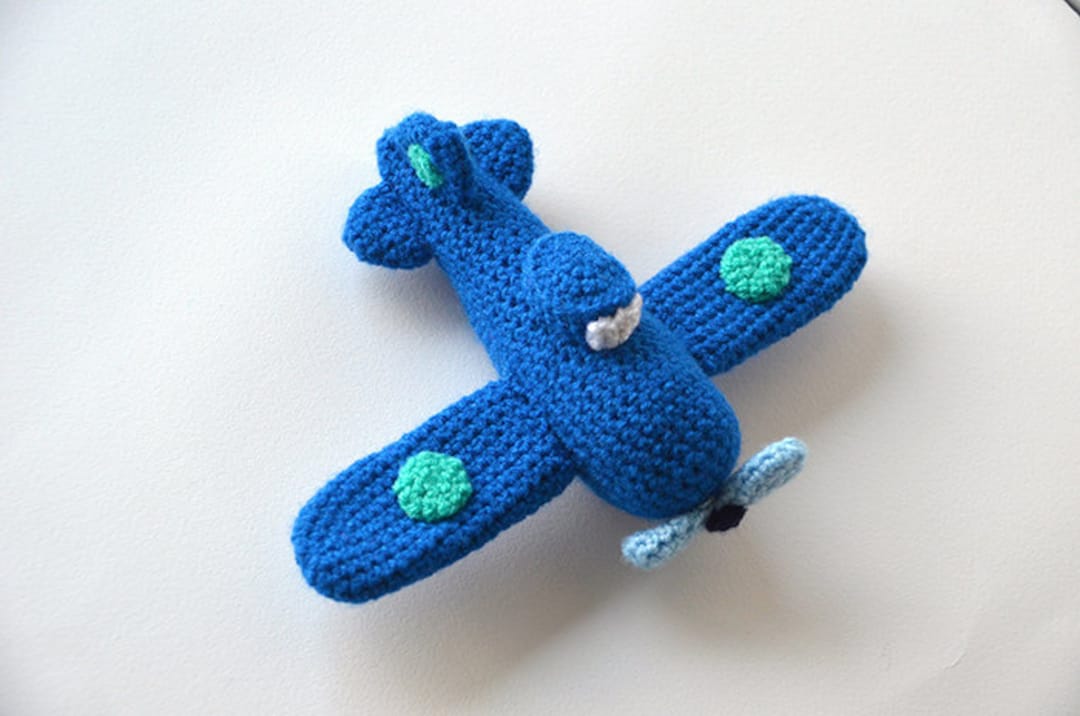 Airplane Crochet Pattern, Amigurumi Airplane Pattern, Crochet Airplane ...