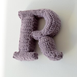 Letter R Crochet Pattern, 3D Alphabet Crochet Pattern, 3d Words Pattern ...