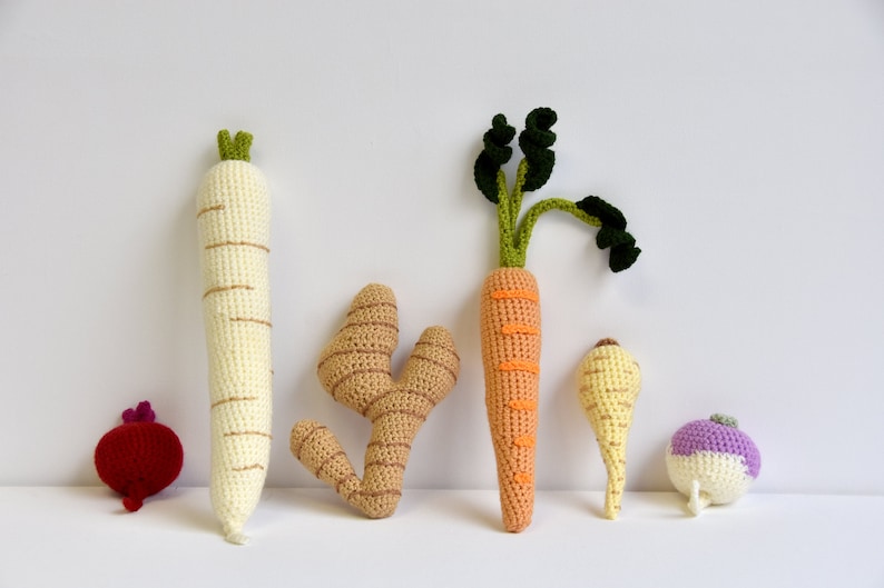 Vegetables Crochet Pattern Set Vegetable Crochet Pattern | Etsy