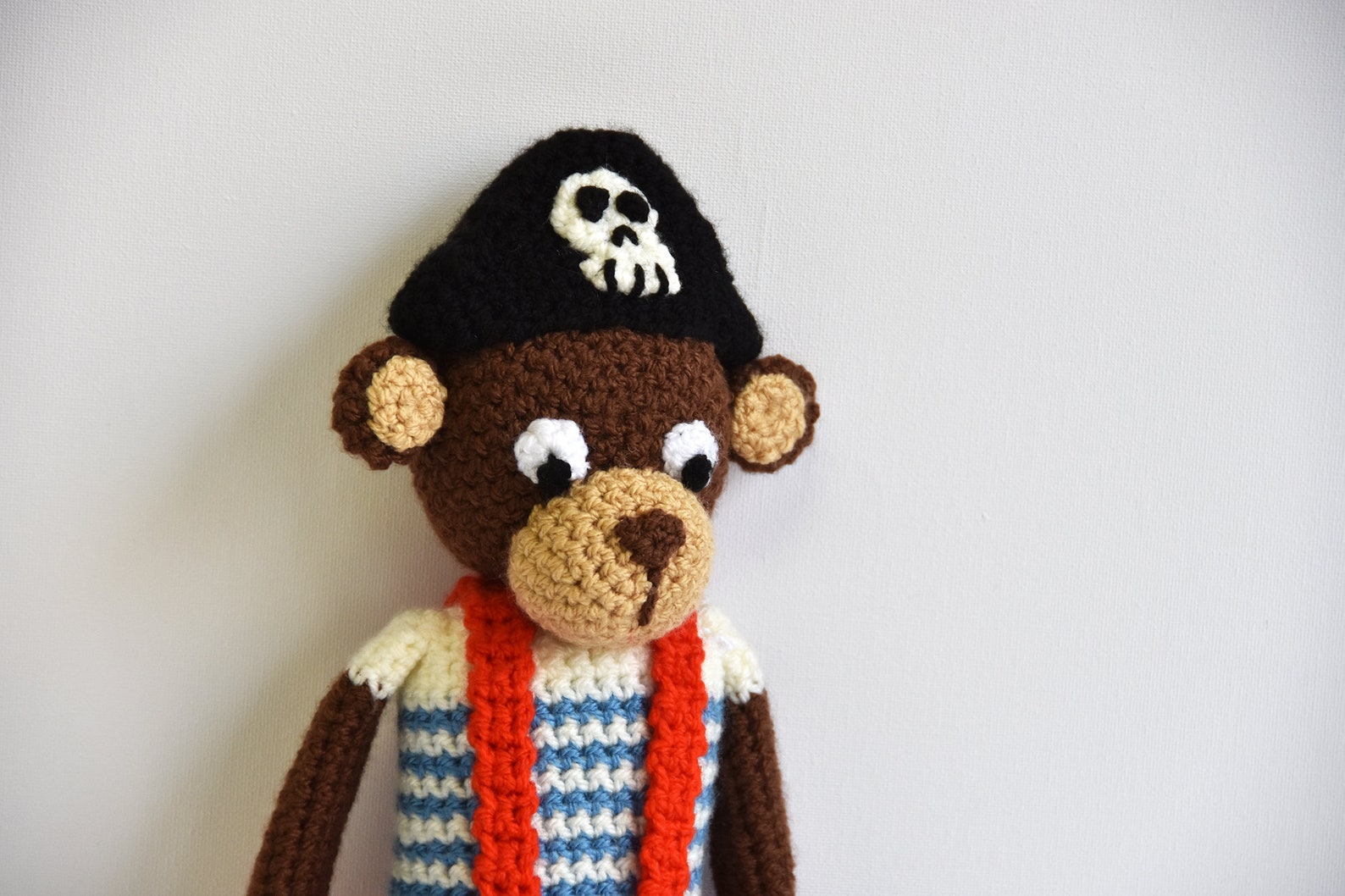 Pirate Crochet Pattern, Pirate Amigurumi Pattern, Monkey Crochet ...