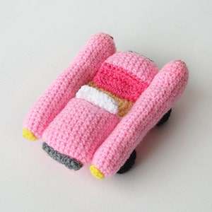 Cabrio Car Crochet Pattern, Cabriolet Car Crochet Pattern, Sports Car ...