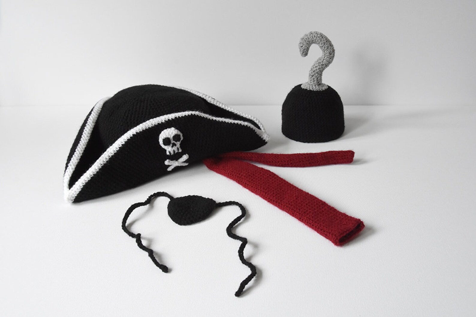 Pirate Hat Crochet Pattern Captain Hook Crochet Pattern Etsy