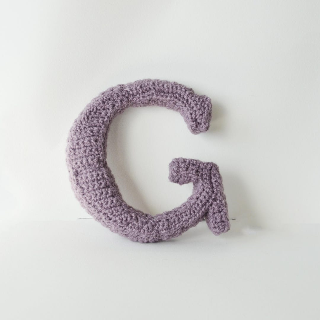 Letter G Crochet Pattern, 3D Alphabet Crochet Pattern, 3d Words Pattern ...