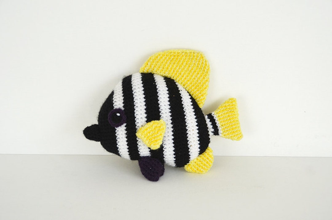 Striped Boarfish Crochet Pattern, Fish Amigurumi Pattern, Crochet ...