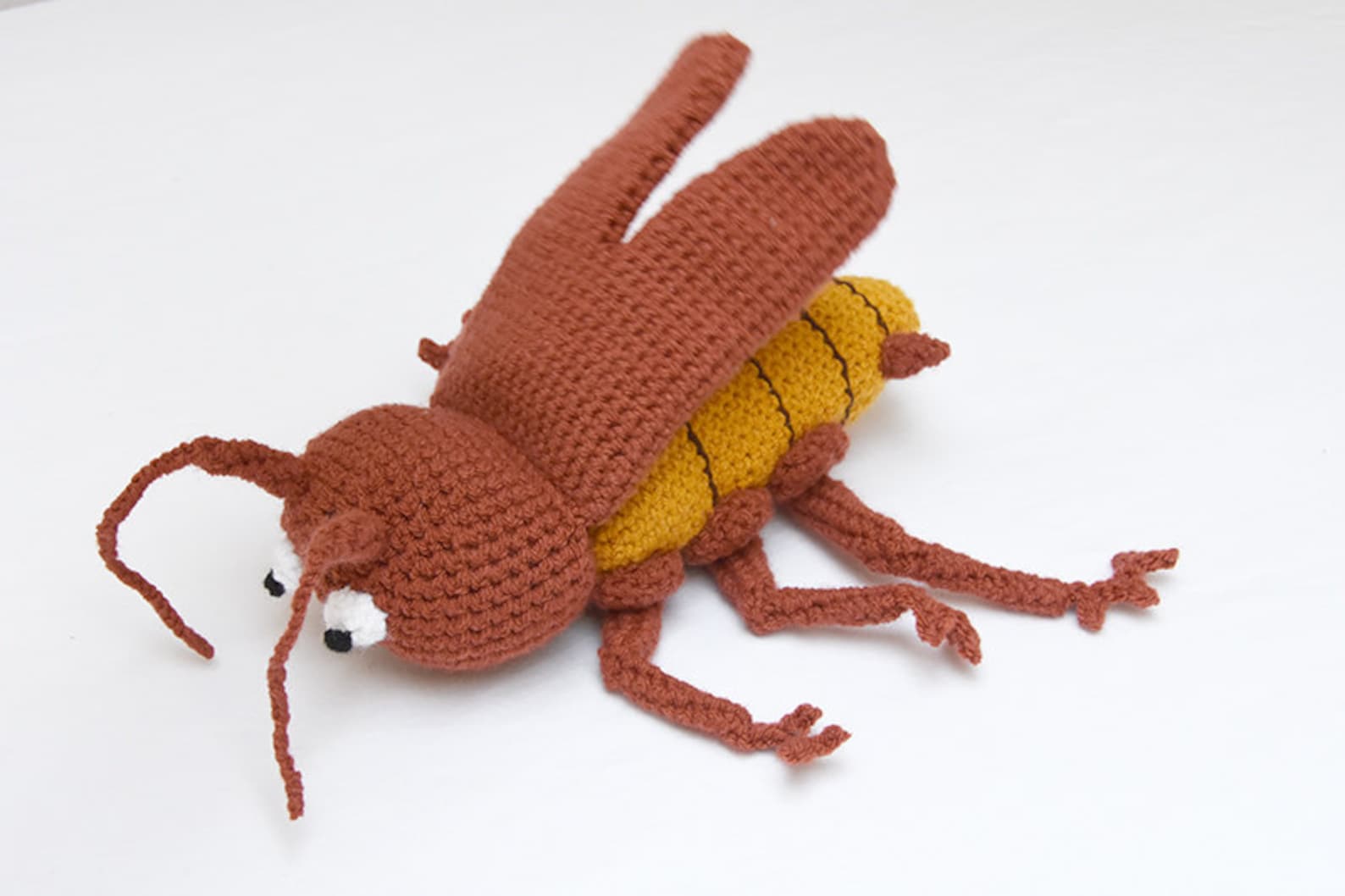 Cockroach Crochet Pattern - Amigurumi Cockroach - Roach Crochet Pattern ...
