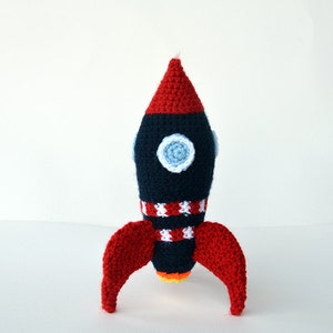 Rocket Crochet Pattern, Amigurumi Rocket, Crochet Rocket Ship Pattern ...