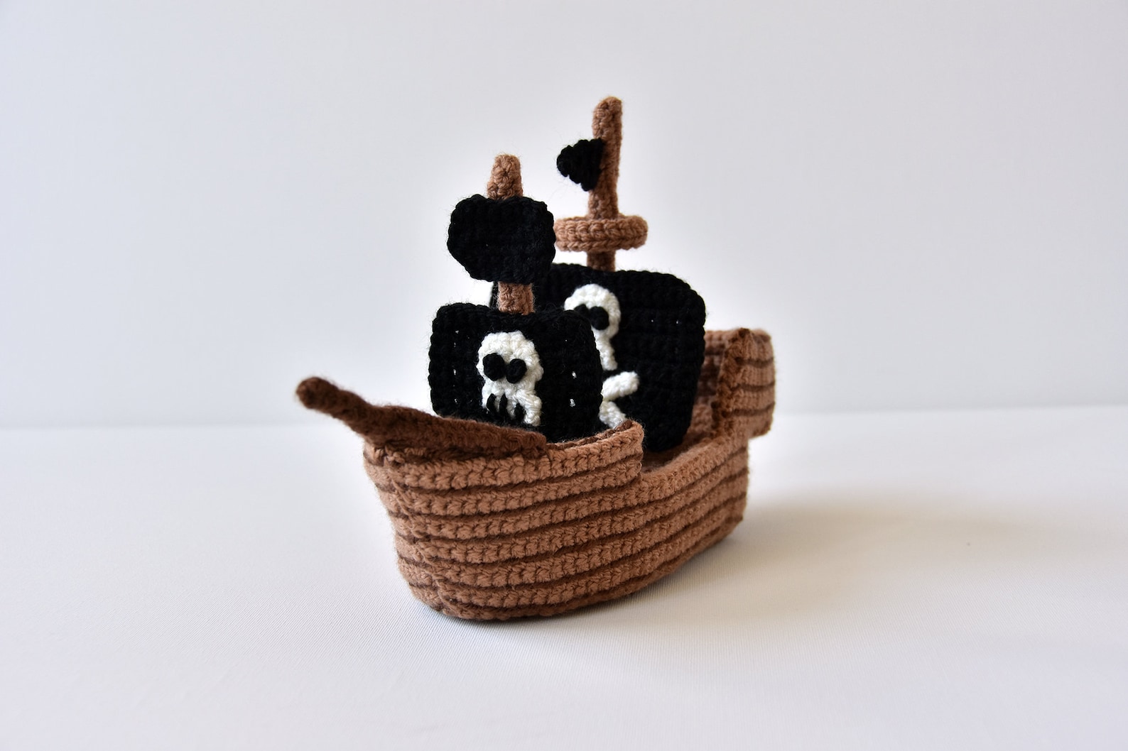 Pirate Ship Crochet Pattern, Pirate Boat Amigurumi, Crochet Pirate ...
