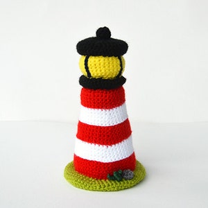 Lighthouse Crochet Pattern, Lighthouse Amigurumi Pattern, Crochet ...