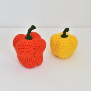 Paprika Crochet Pattern, Pepper Crochet Pattern, Paprika Amigurumi Food ...