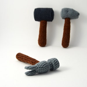 Hammer Crochet Pattern Set, Hammers Crochet Pattern, Amigurumi Tools ...