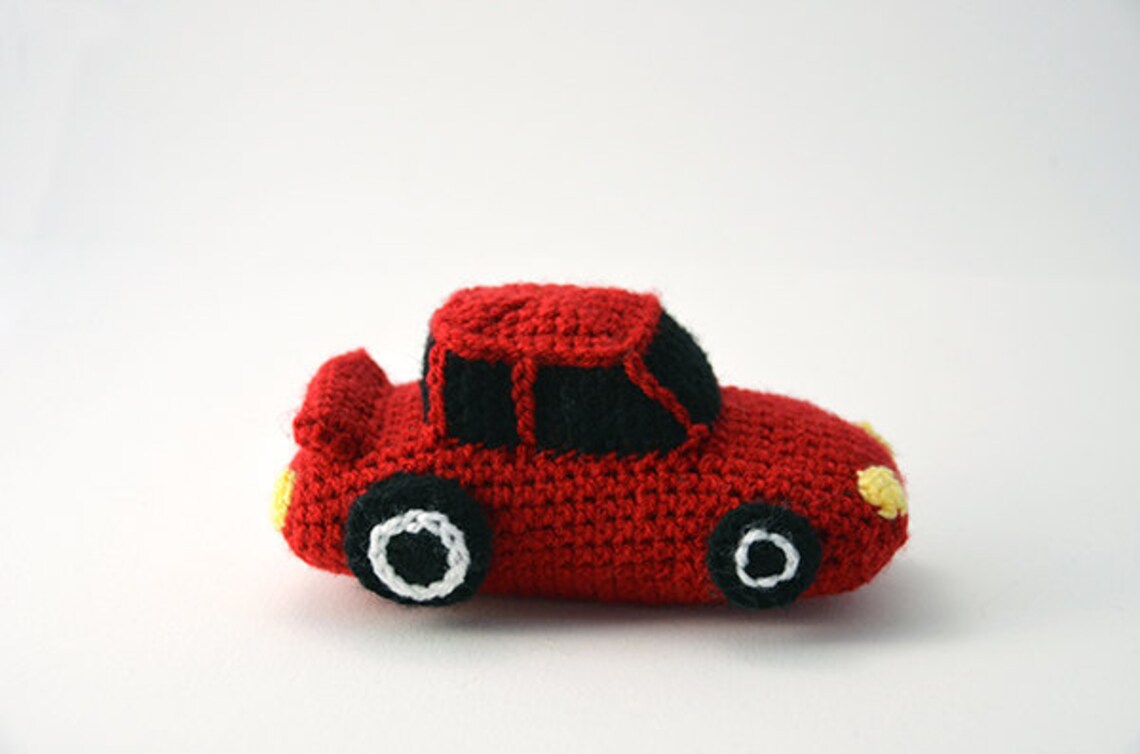 Race Car Crochet Pattern Race Car Amigurumi Pattern Car - Etsy UK