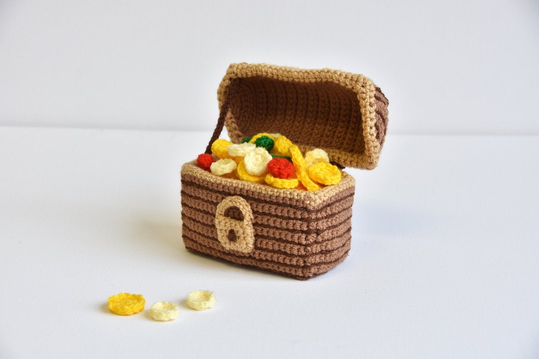 Treasure Chest Crochet Pattern, Treasure Chest Amigurumi Pattern ...