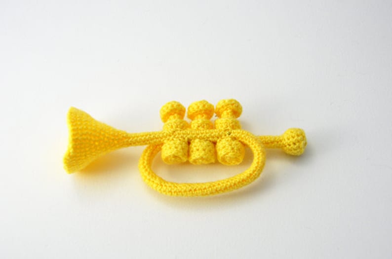 Trumpet Crochet Pattern Amigurumi Trumpet Crochet Pattern - Etsy