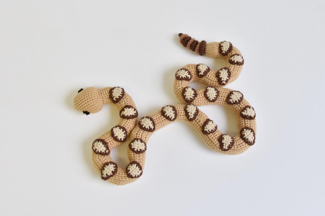Snake Crochet Pattern, Rattlesnake Crochet Pattern, Snake Amigurumi ...