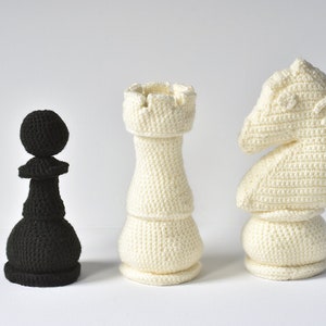 Chess Set Crochet Pattern, Chess Amigurumi, Chess Crochet Pattern ...