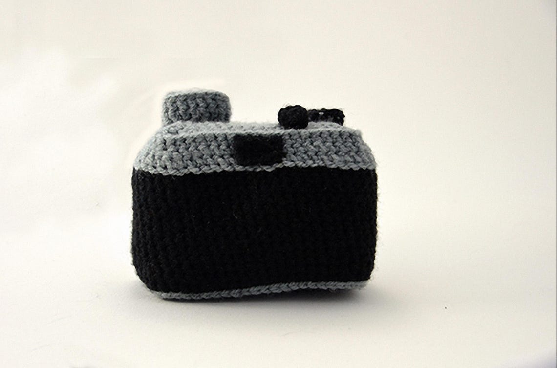 Photo Camera Crochet Pattern, Camera Amigurumi Pattern, Crochet Camera ...