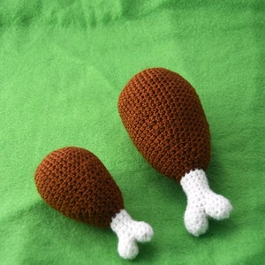 Chicken Wings Crochet Pattern, Turkey Roast Crochet Pattern ...