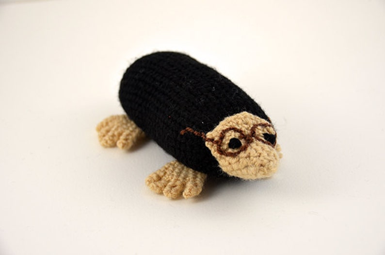 Molly the Mole Crochet Pattern, Amigurumi Mole, Crochet Mole Pattern ...