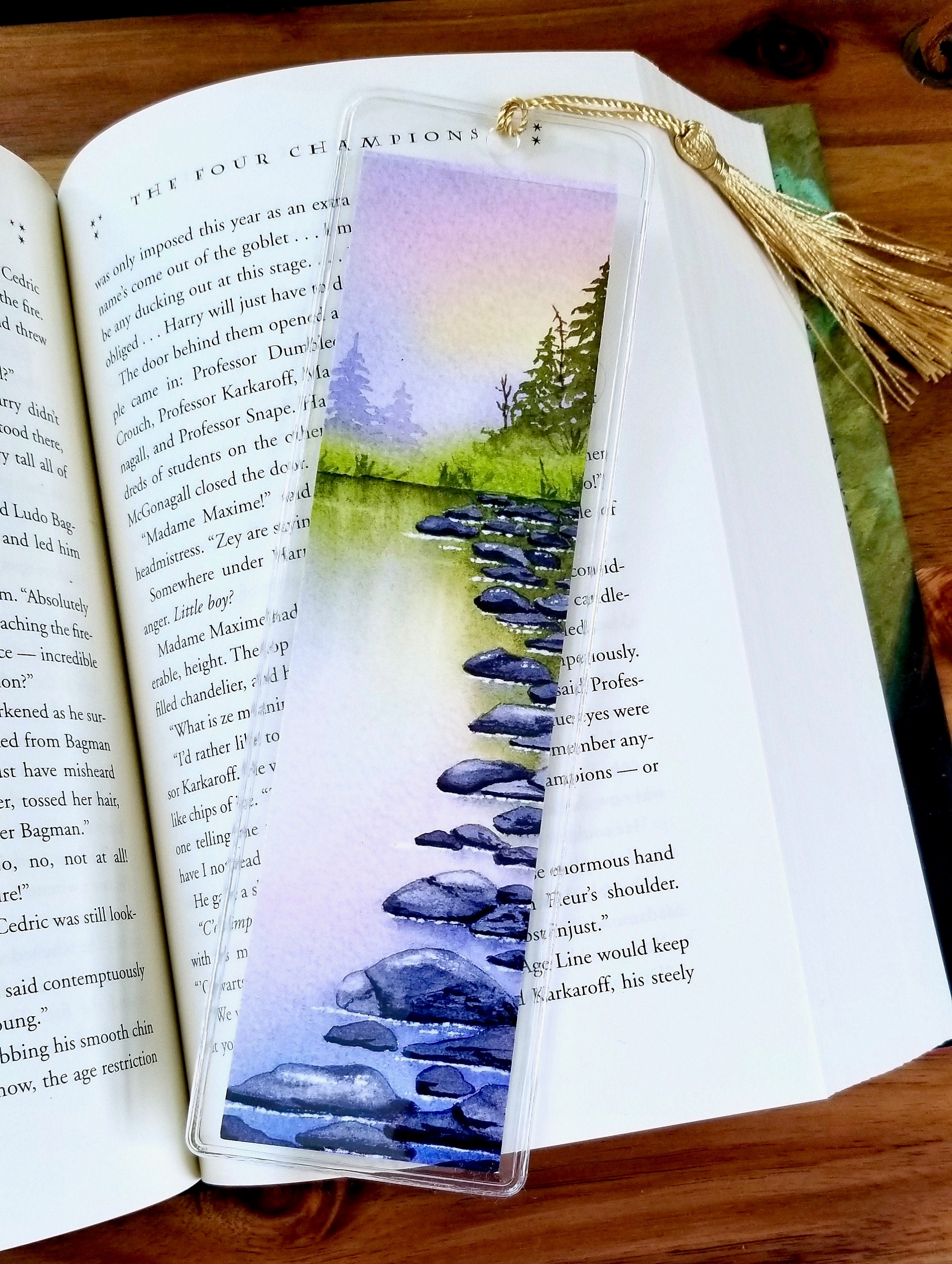 ART PRINT Minnesota Themed Bookmarks, Watercolor Bookmarks, Four ...