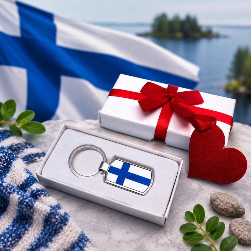 Finland Flag Keychain - Etsy UK
