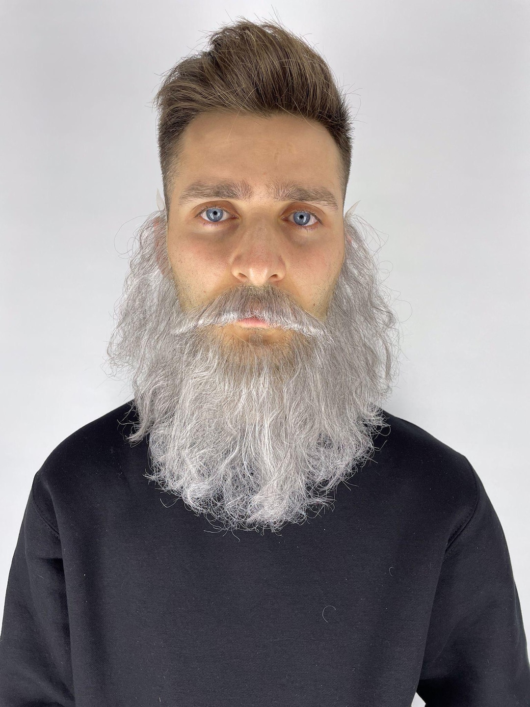 Realistic Fake Beard and Mustache - Handmade Costume Beard Prop - Etsy