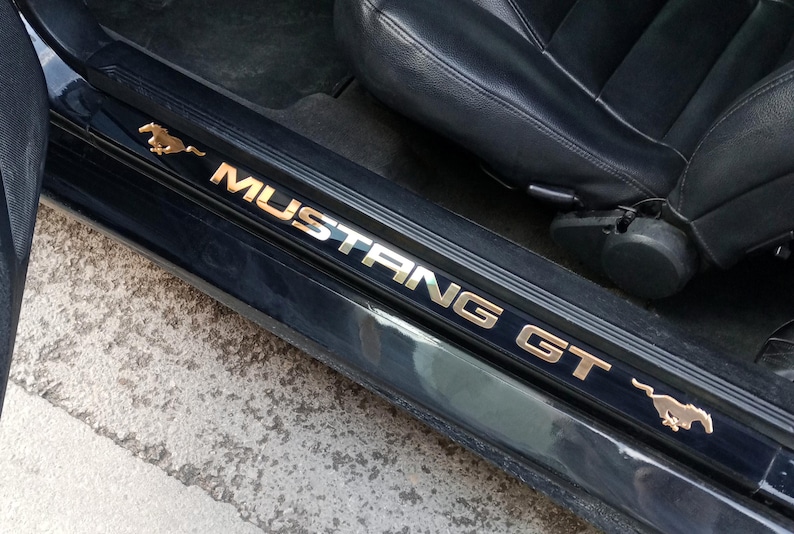 Ford Mustang GT /SVT Door Sill Sills Kick Scuff Plates Trim SN95 1994 ...