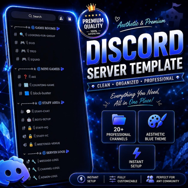 Free Discord Template - Etsy UK