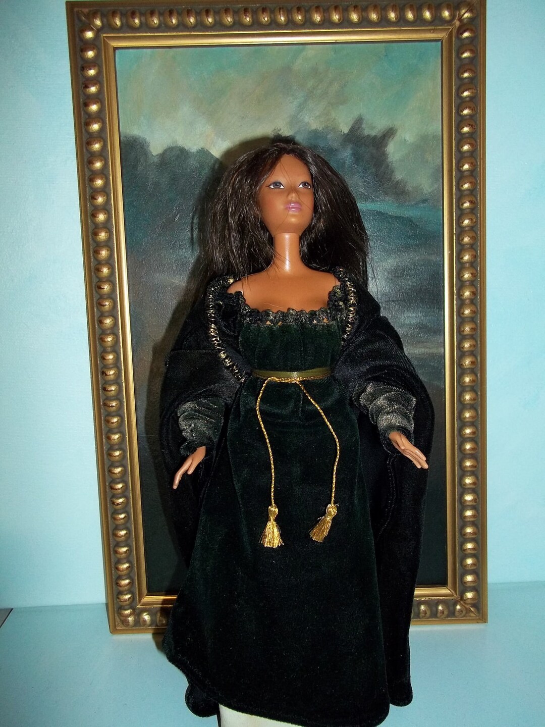 Mona Lisa Barbie - Etsy