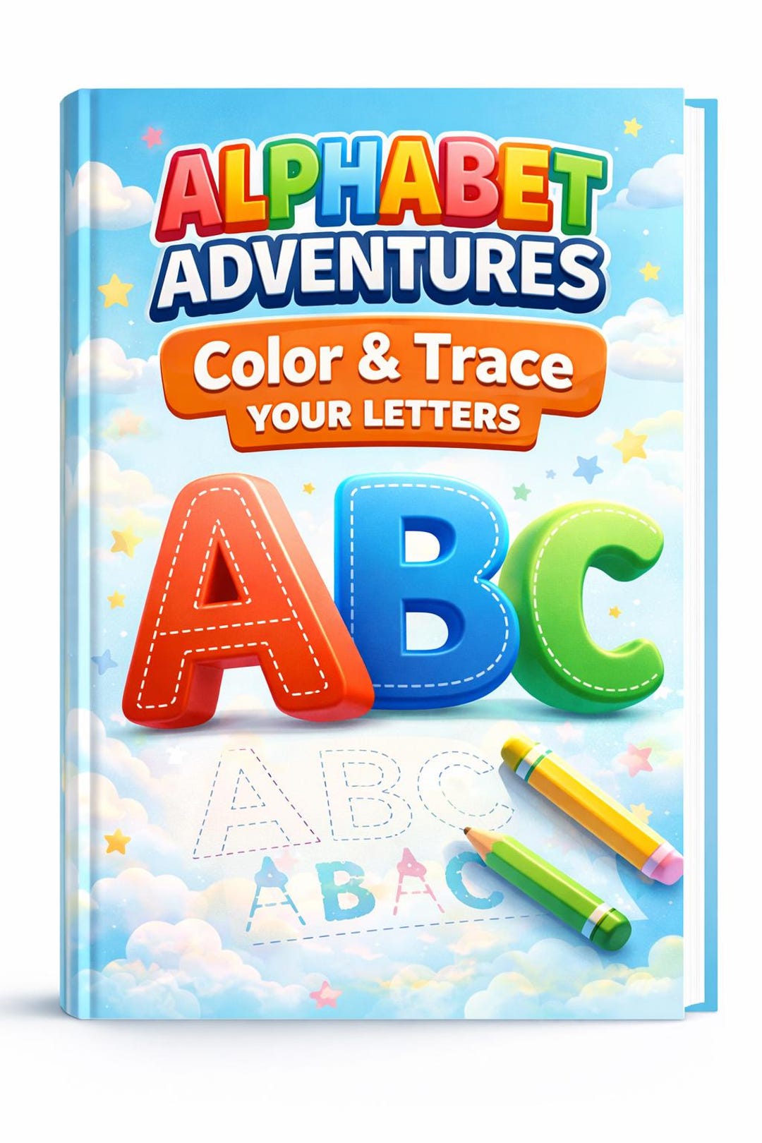 Alphabet Tracing Coloring Book for Preschool Kids (digital Download) - Etsy