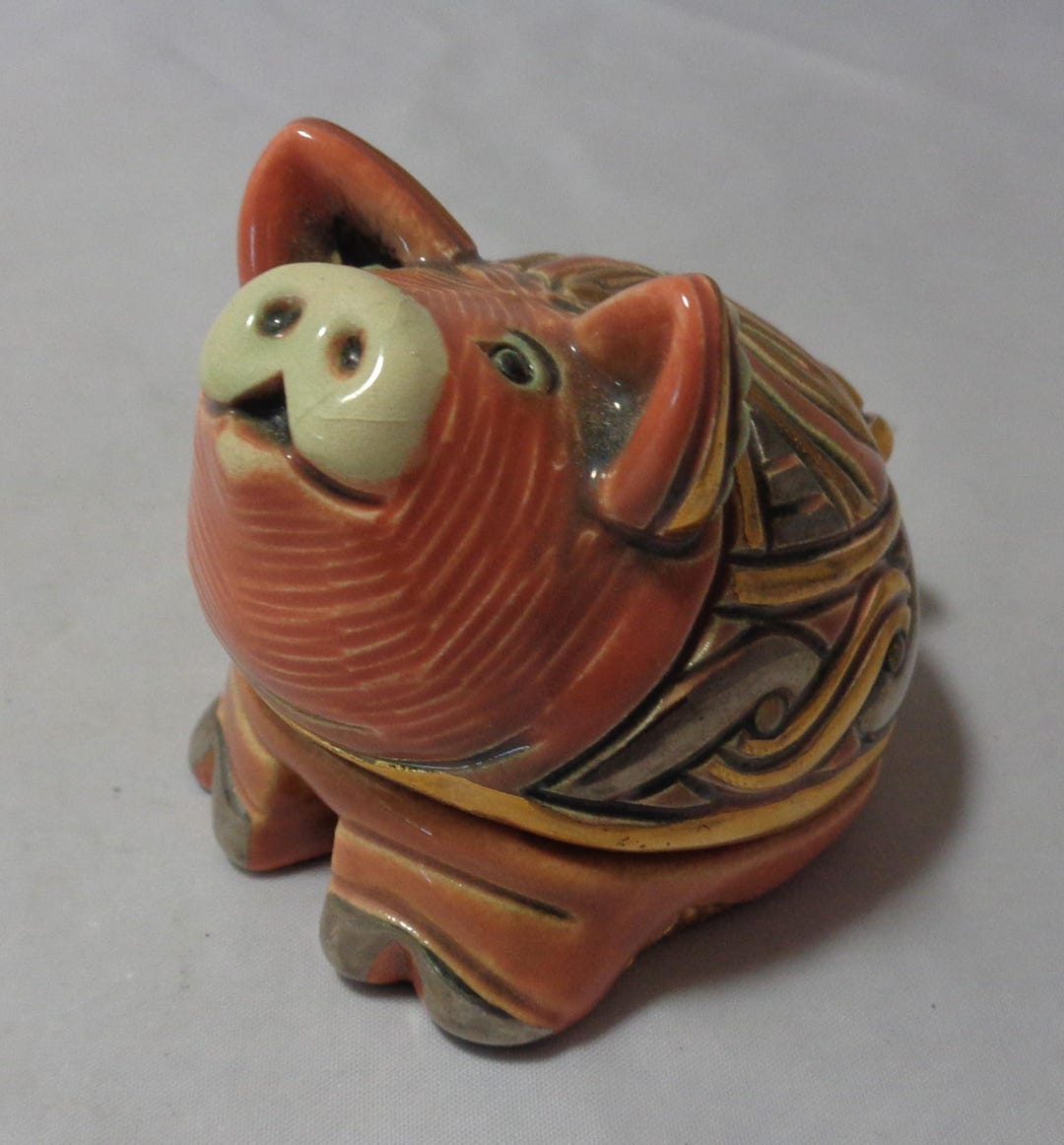 Artesania De Rosa Rinconada Ceramic & Enamel Pig Trinket Ring Box - Etsy