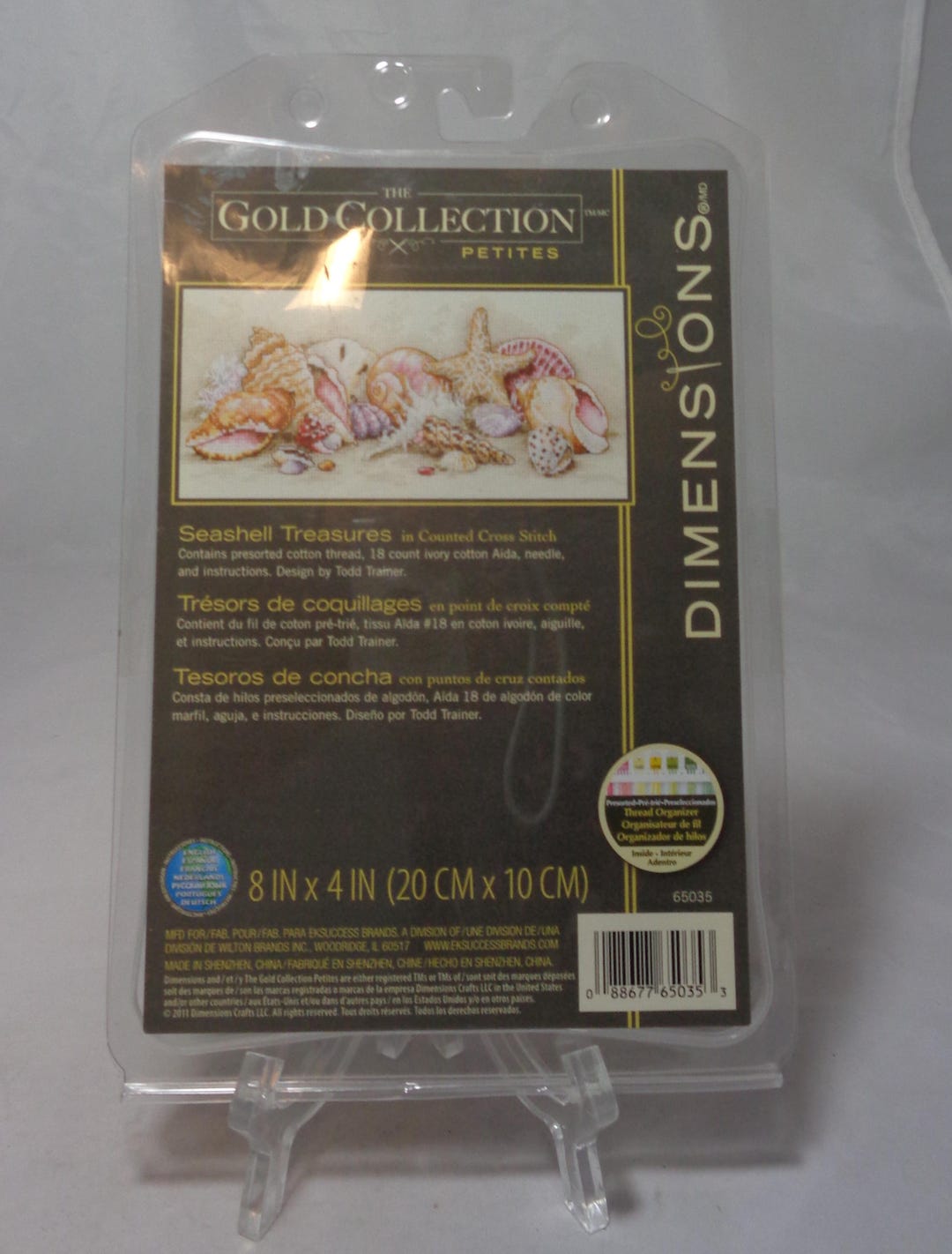 Dimensions Gold Collection Petites Counted Cross Stitch seashell ...