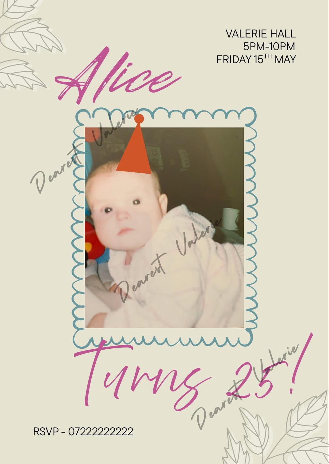 Custom Photo Party Invitation! - Etsy