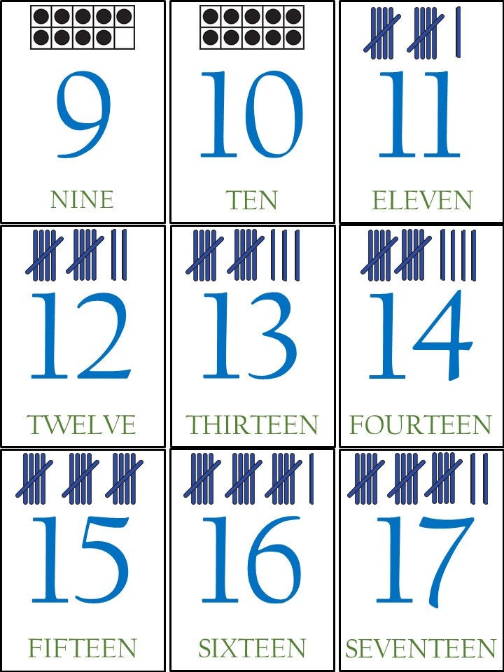 Numbers 1-20 BINGO and Memory Game Cards - Etsy